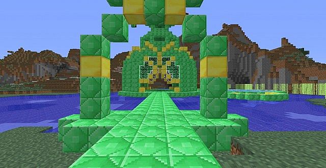 Small Emerald Spawn [Improvisation build] Minecraft Map