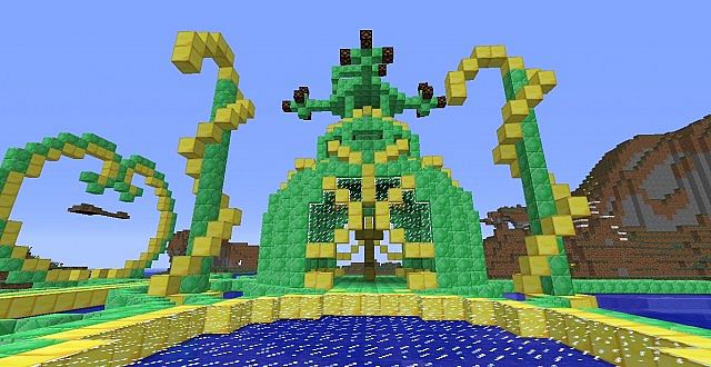 Small Emerald Spawn [Improvisation build] Minecraft Map