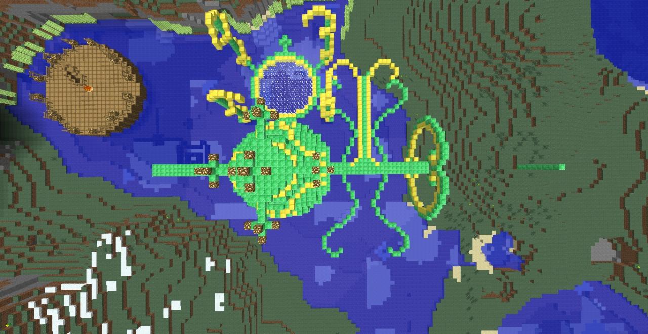 Small Emerald Spawn [Improvisation build] Minecraft Map