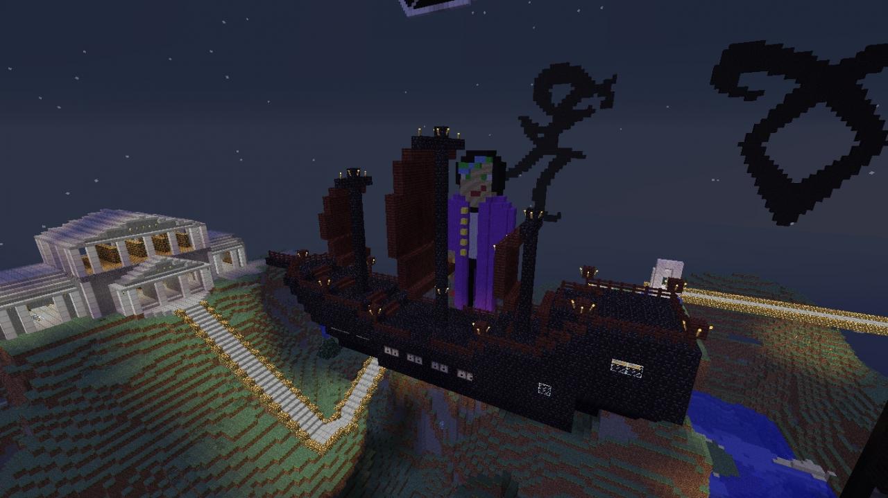 Dark boat. Minecraft Map
