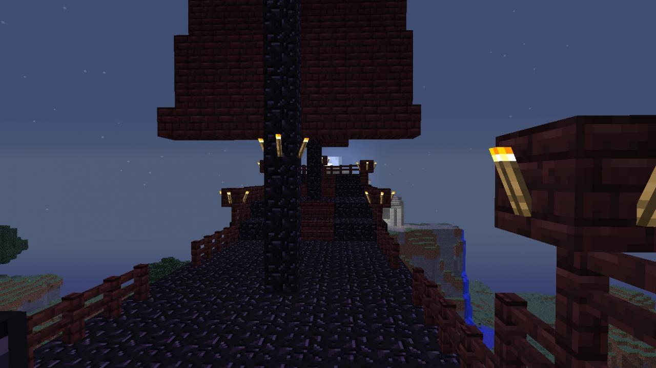 Dark boat. Minecraft Map