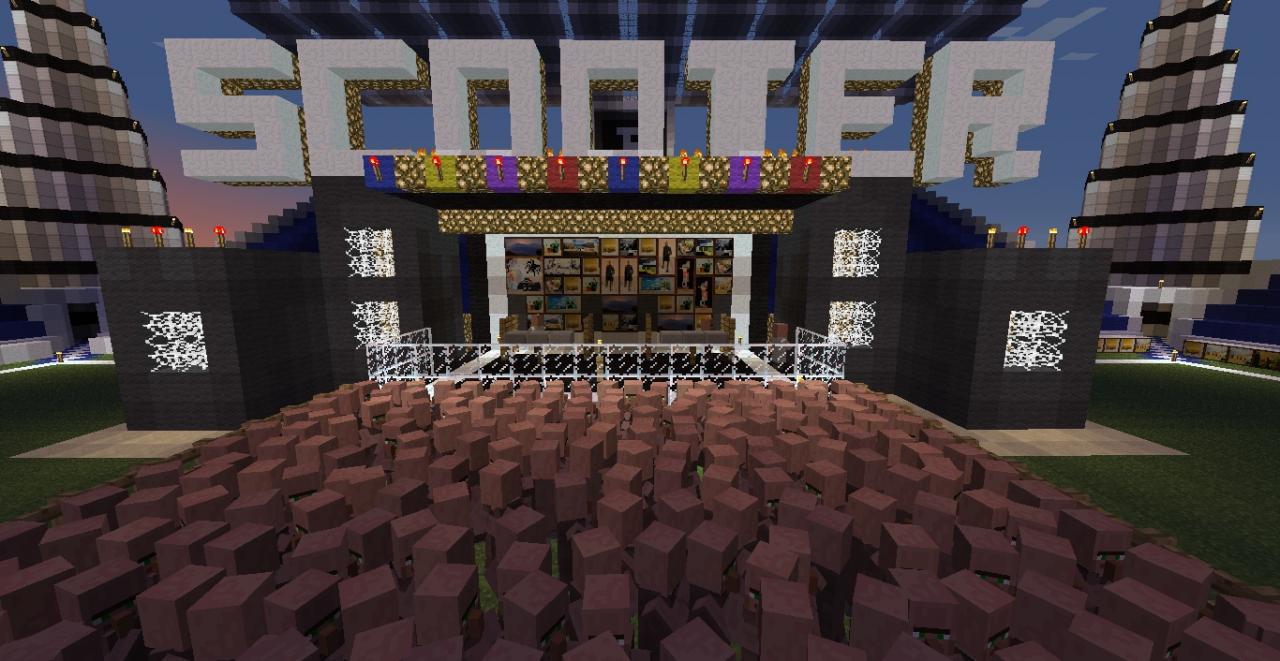 The Stadium Techno Experience Minecraft Map