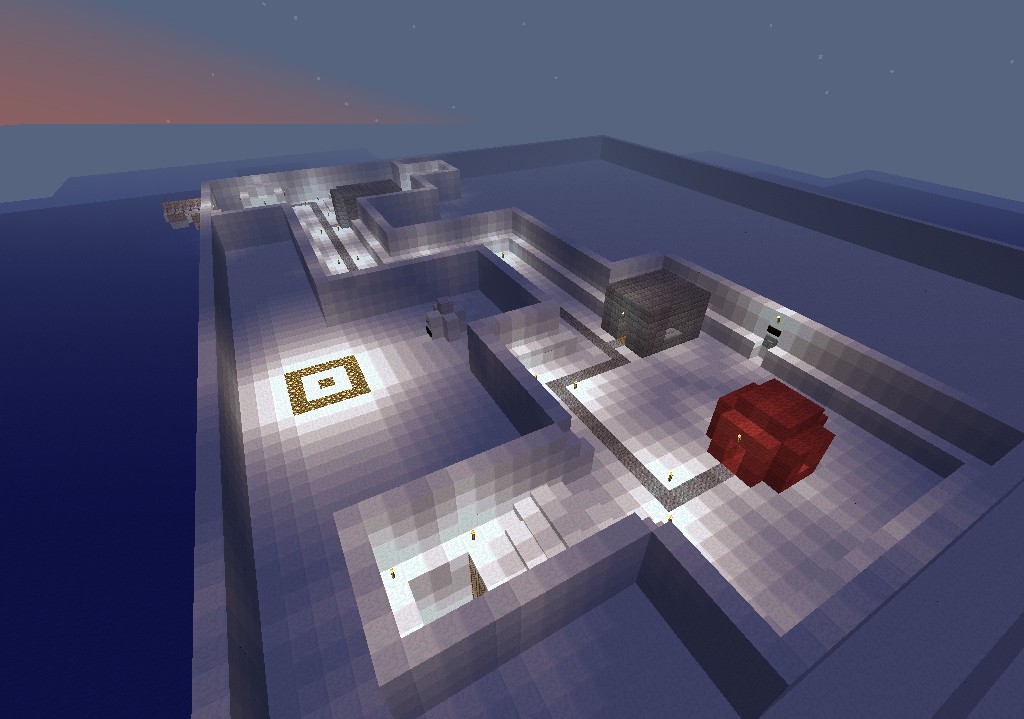Snow pvp arena Minecraft Map
