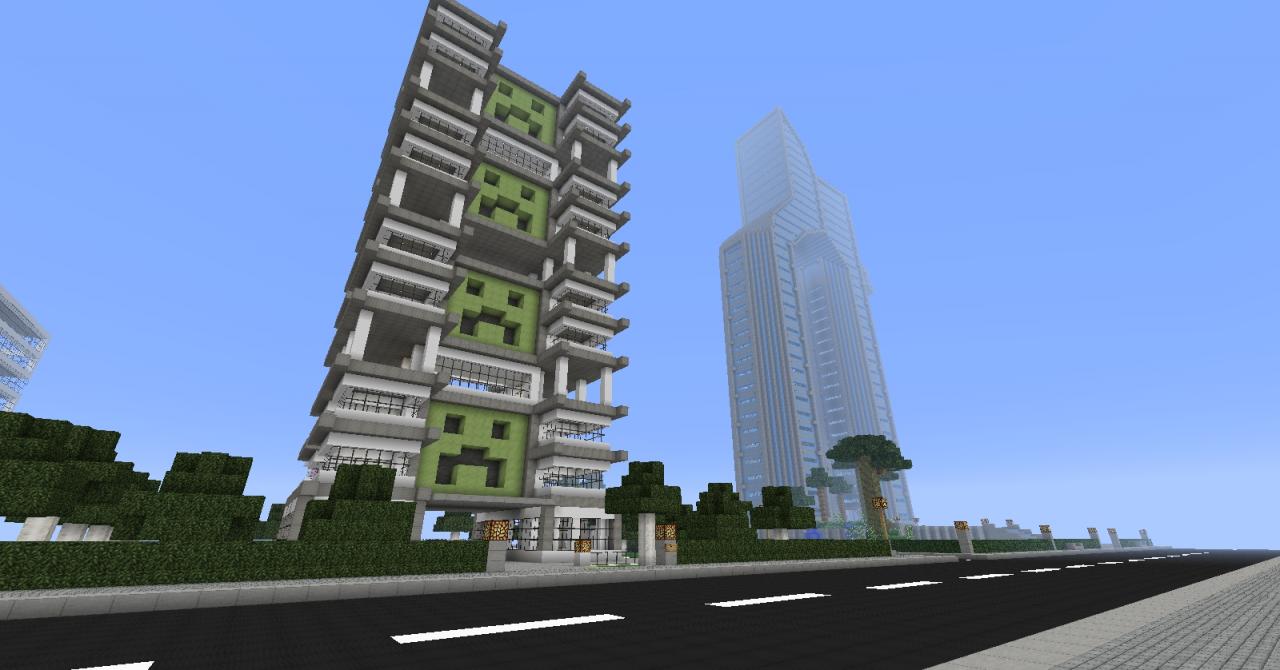creeper tower Minecraft Map