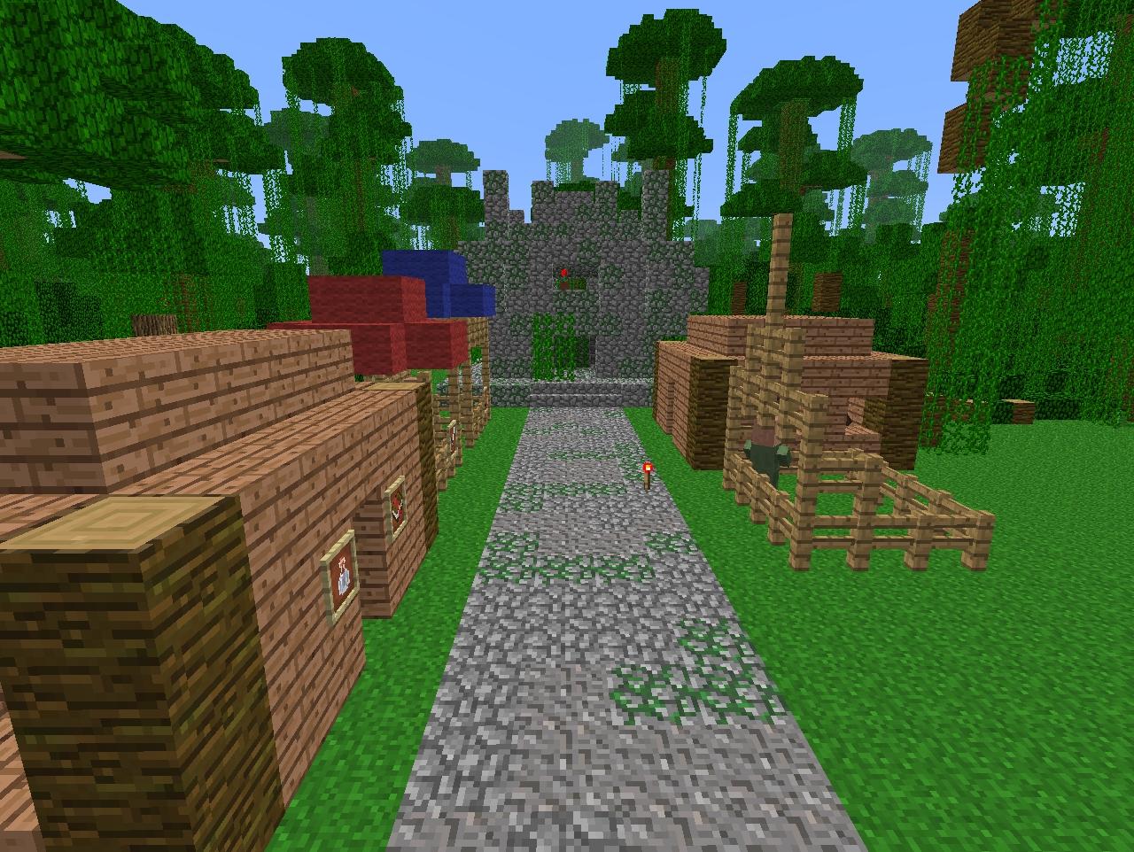 Golden temple Minecraft Map