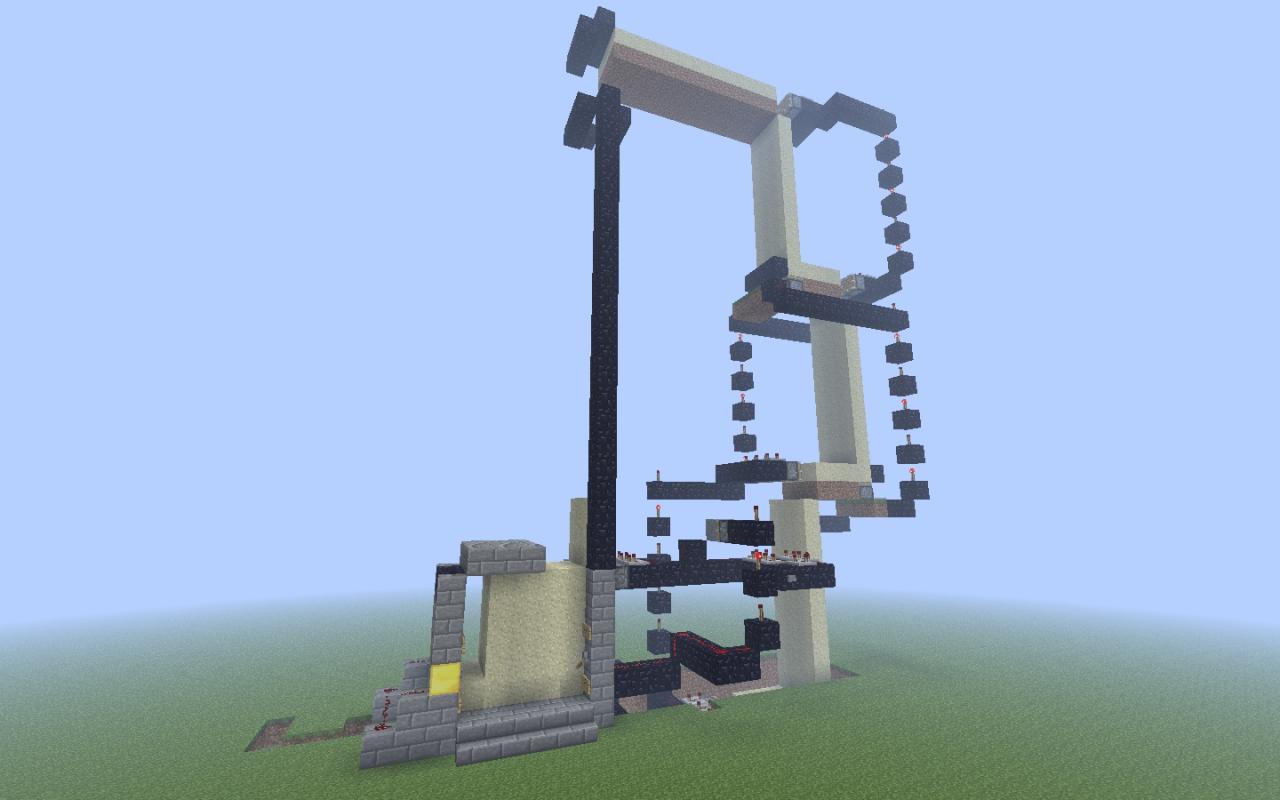 Sand Gate v1.2 5x3x5 Fully Automated Minecraft Map