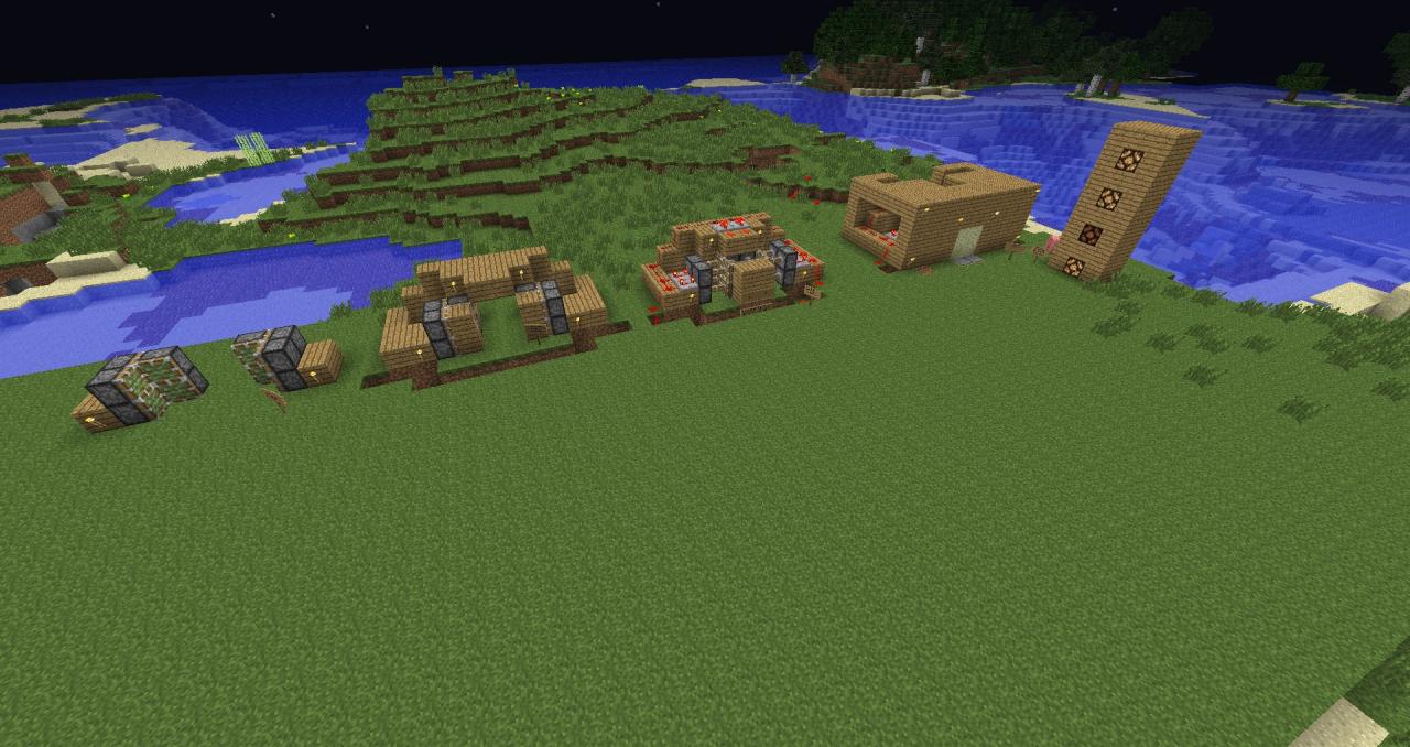 Hidden Piston Door Tutorial! Minecraft Map