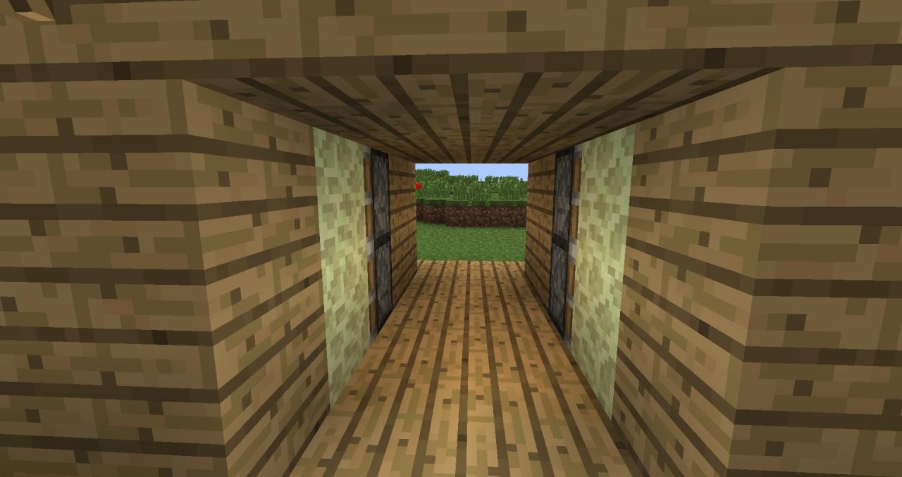 Hidden Piston Door Tutorial! Minecraft Map