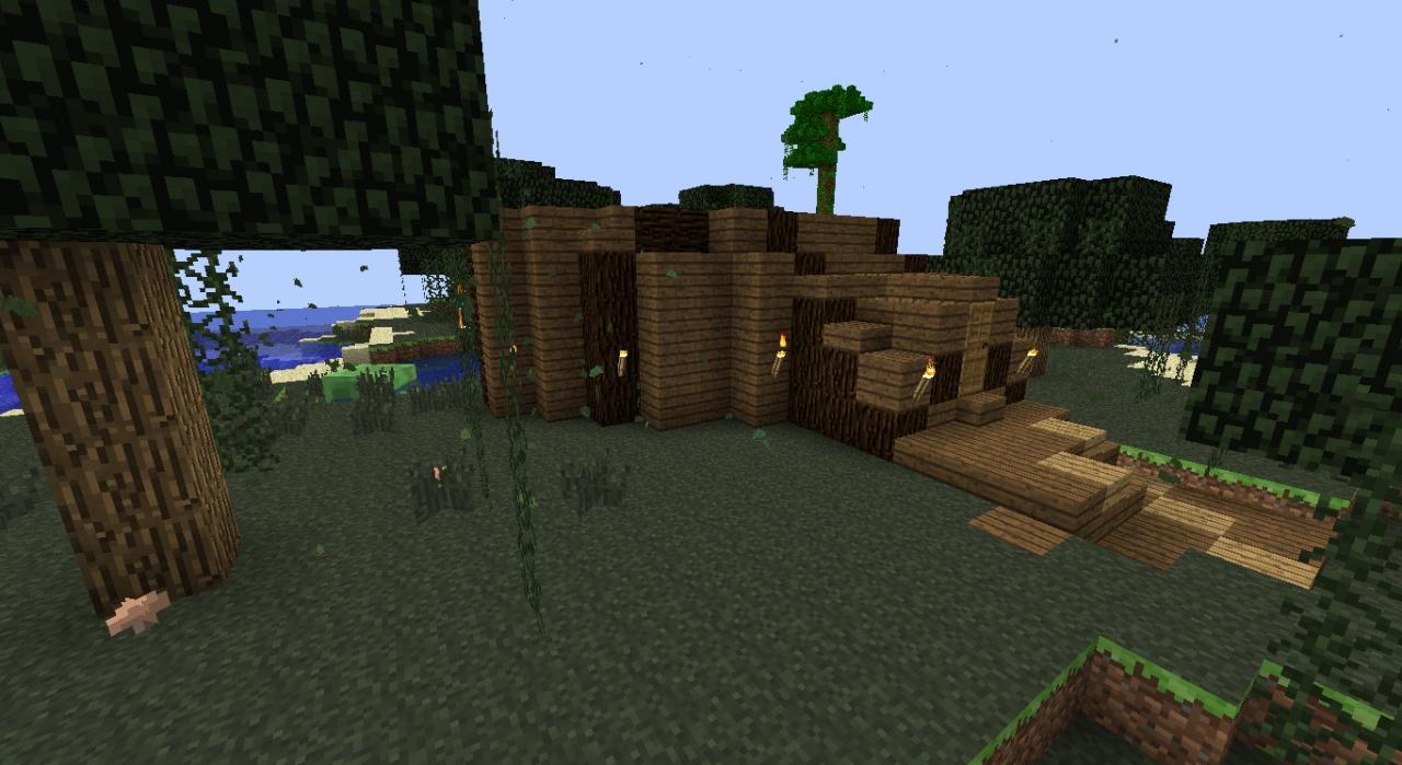 Small Swamp Home [Diamonds?] Minecraft Map