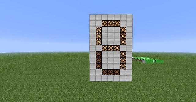 Display counter and memory array (programable)! [Redstone][Piston ...