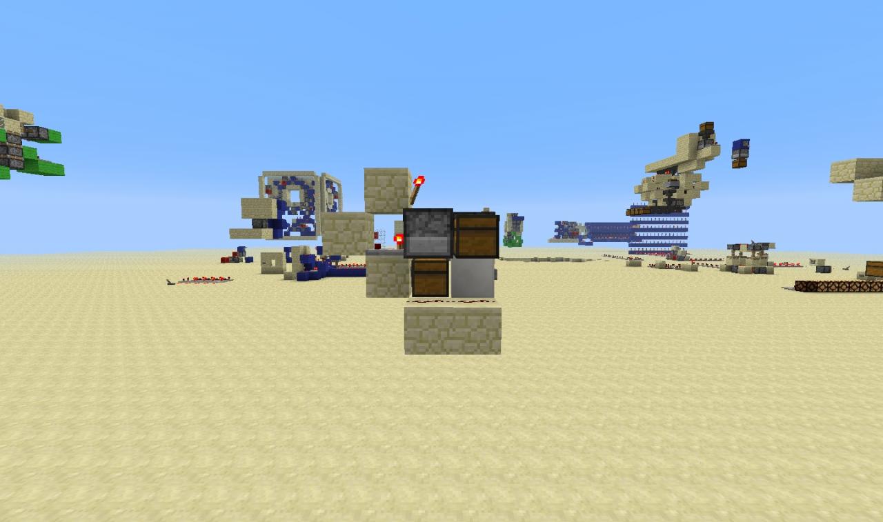 Minecraft 1 To 1 Item Trading System [New Dropper Block] 1.5 Minecraft Map