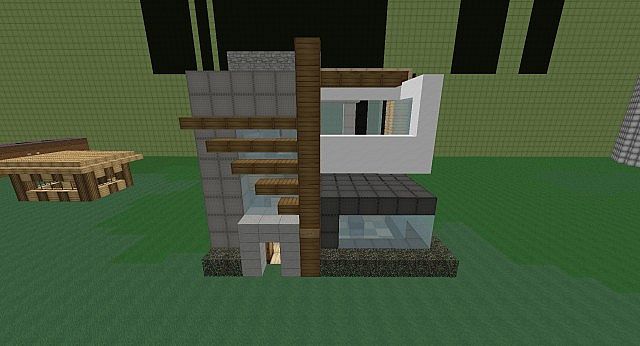 12x12 Modern House Minecraft Map