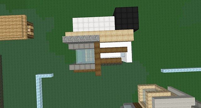 12x12 Modern House Minecraft Map