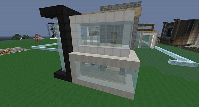 12x12 Modern House Minecraft Project