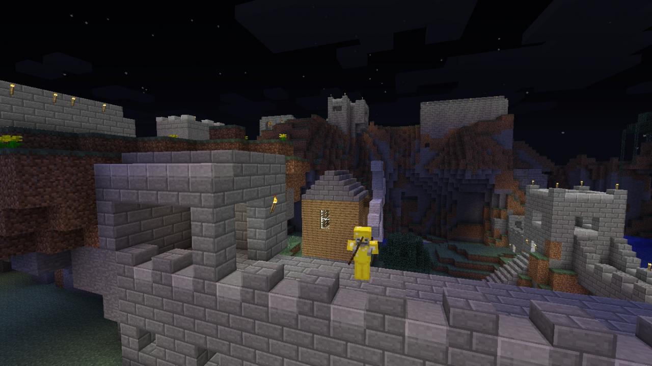 'Temple World' Minecraft Map