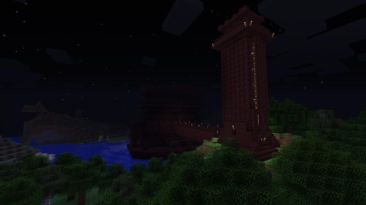 'Temple World' Minecraft Map