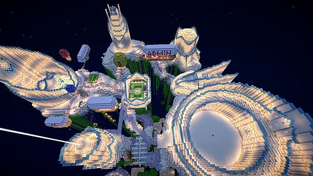 Heaven Spawn [W/ SCHEMATIC] Minecraft Map