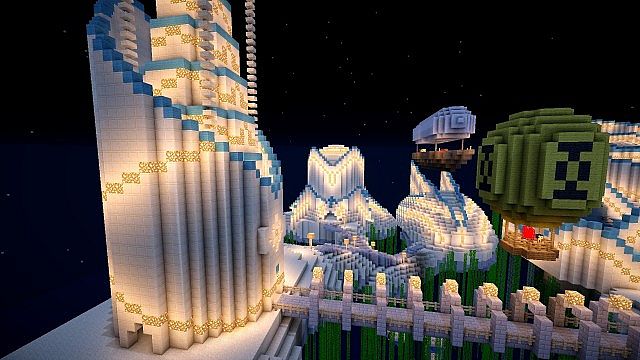 Heaven Spawn [W/ SCHEMATIC] Minecraft Map