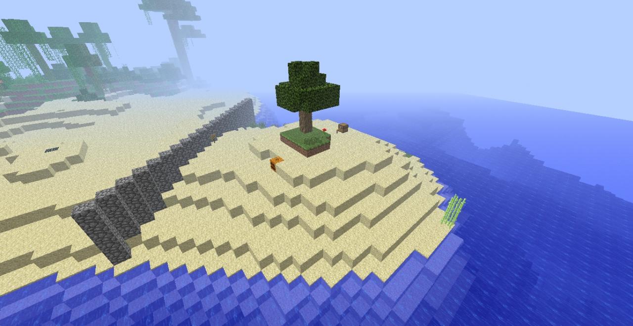 Survival 'peninsula' Minecraft Map