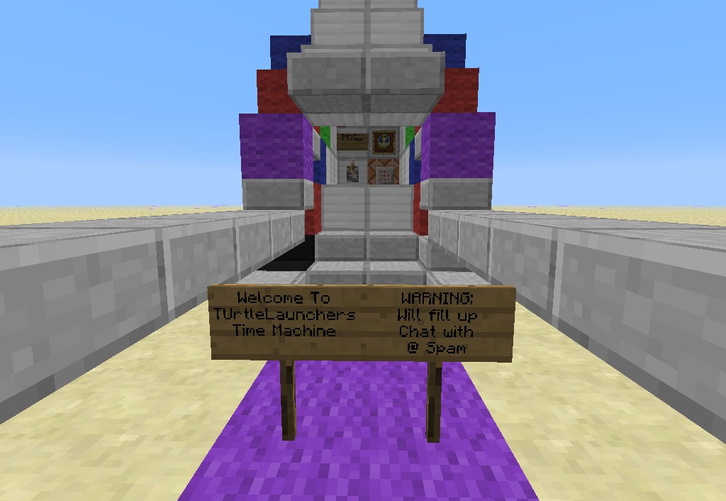 Simple Time Machine Minecraft Map