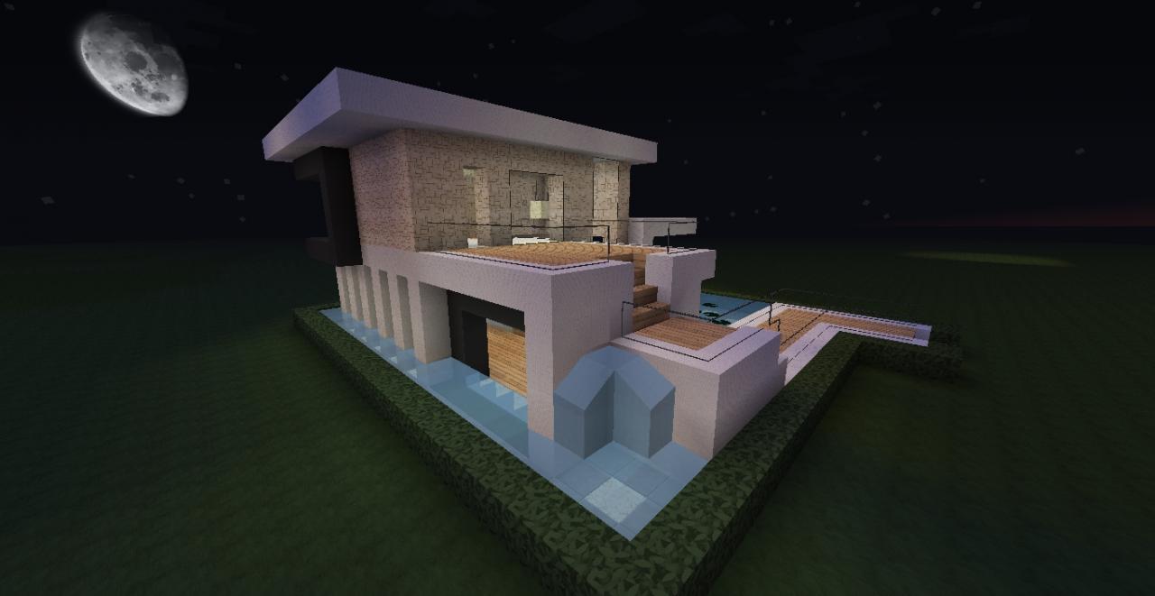 Small Modern House Minecraft Map