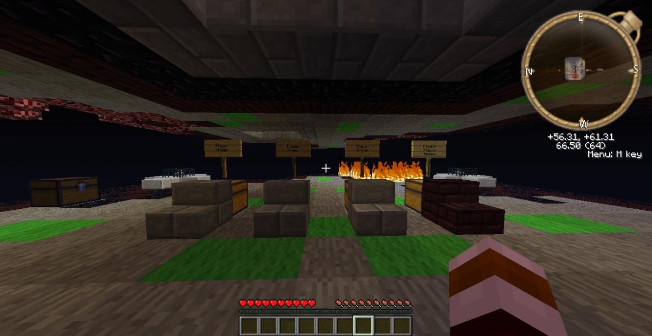 Nether Space Station (pvp/Mob) game Minecraft Map