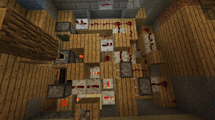 [OUTDATED]Redstone/Piston Base Inside A Mountain! Minecraft Map