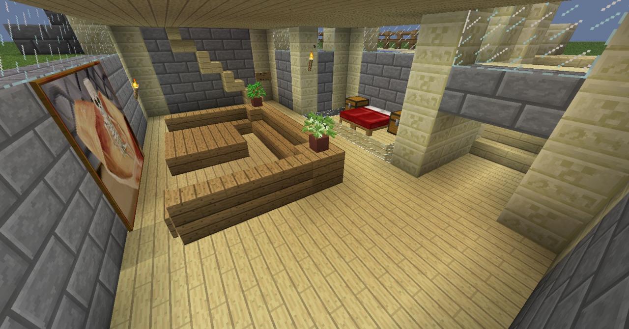 Modern House [Secret Areas] Minecraft Map