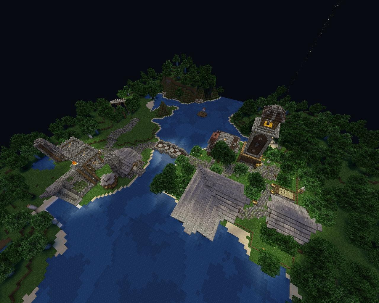 New Onnet - Small village town Minecraft Map