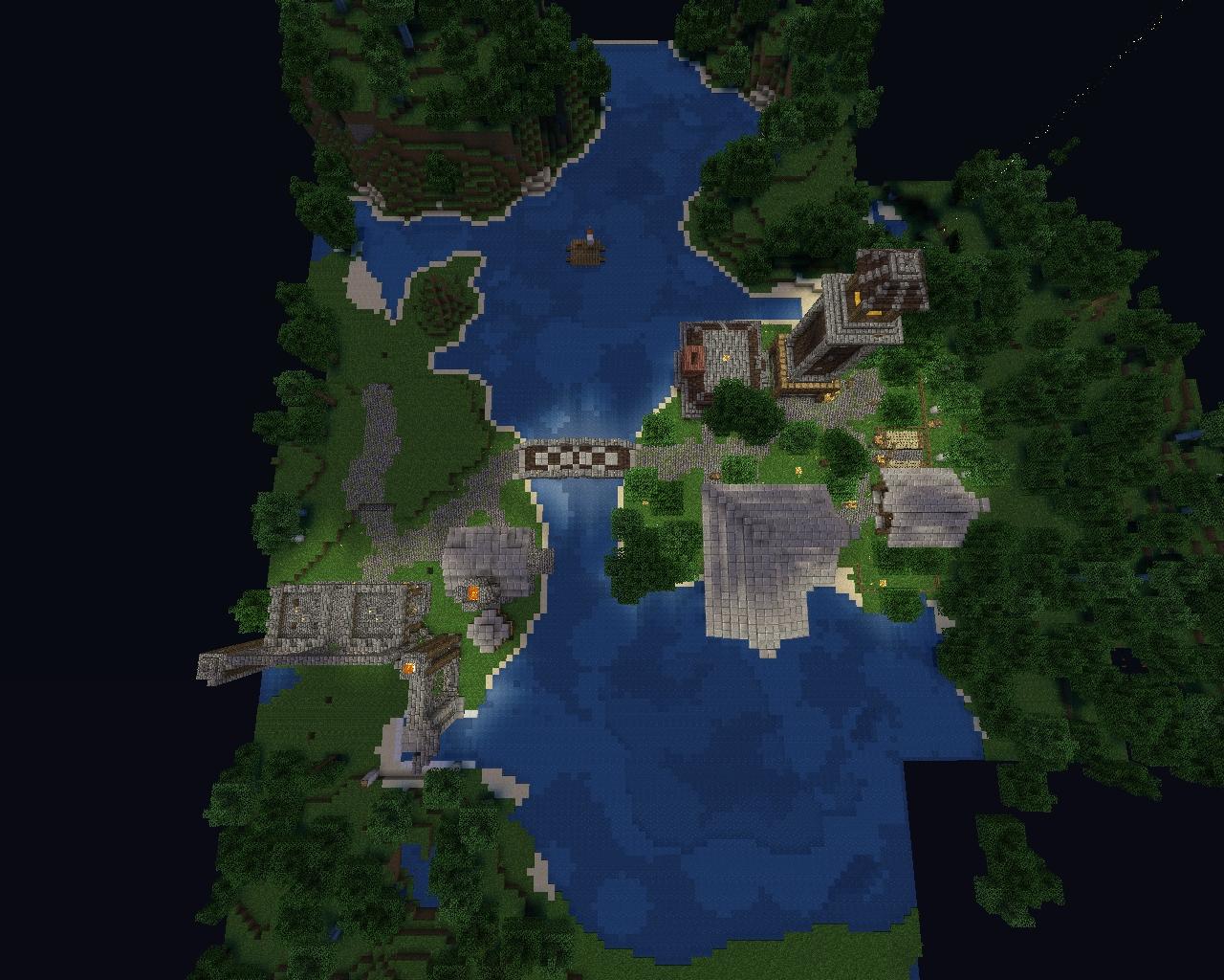 New Onnet - Small village town Minecraft Map