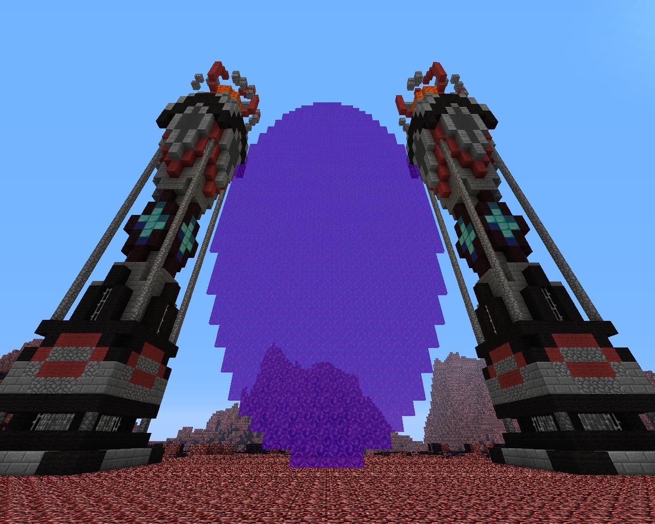 Nether Portal [Huge] - WoRKiNG Minecraft Map