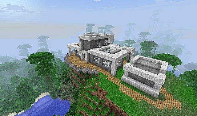 Jungle hill house Minecraft Map