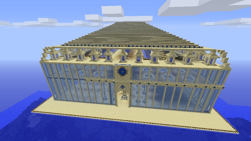 Massive Sand Structure Minecraft Project