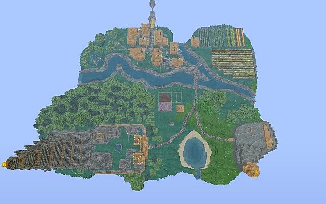 Flying Island Minecraft Project