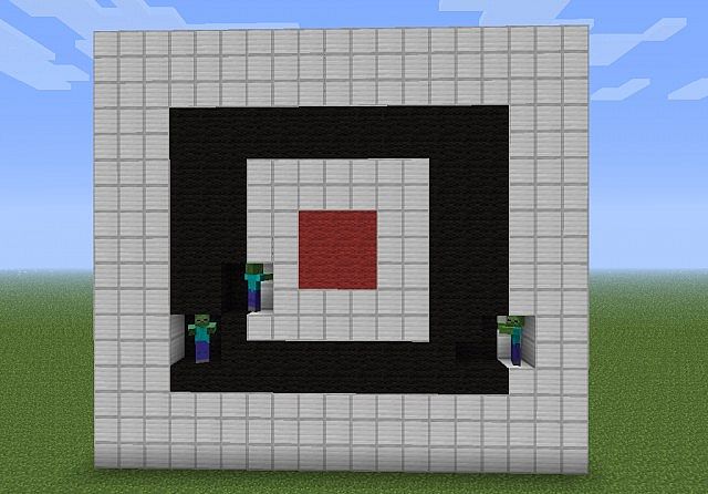 Robot With Arrows, Shields And Self-Destruction Button Minecraft Map