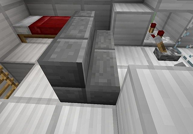 Robot With Arrows, Shields And Self-Destruction Button Minecraft Map