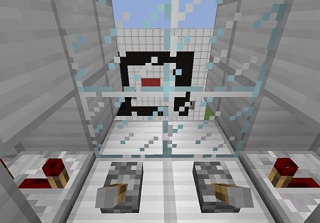 Robot With Arrows, Shields And Self-Destruction Button Minecraft Map