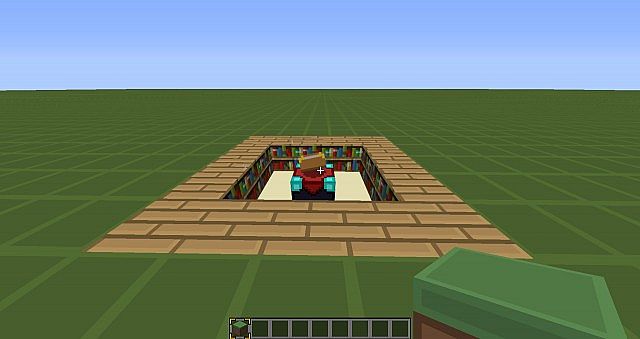 Piston Powered Enchanter Shown Minecraft Map