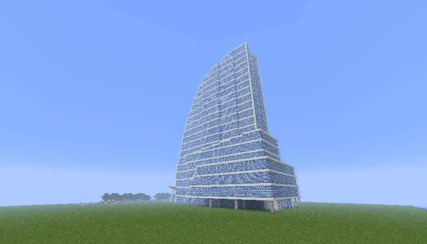 Blue Sky Tower Minecraft Map