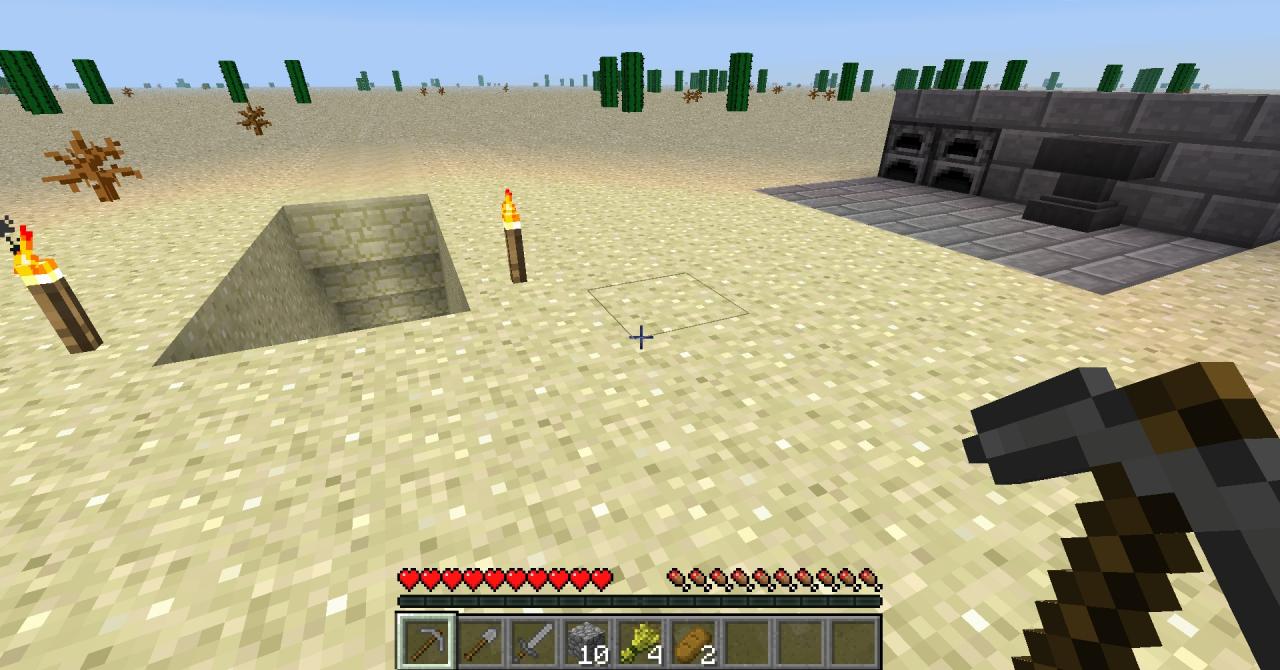 Desert survival Minecraft Map