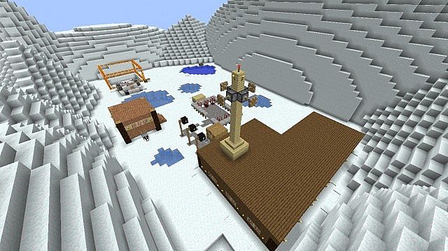 Research facility centre Minecraft Map