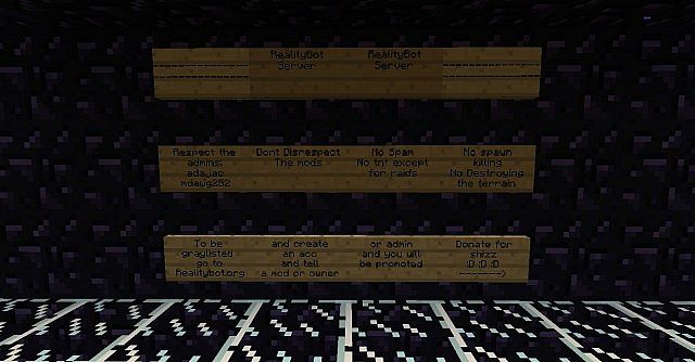 RealityBot Factions Minecraft Server