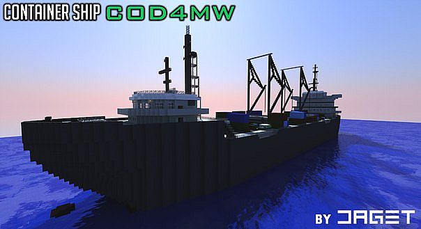 Call of Duty 4 MW Container Ship by DAGET - RUSSIAN PROJECT Minecraft ...