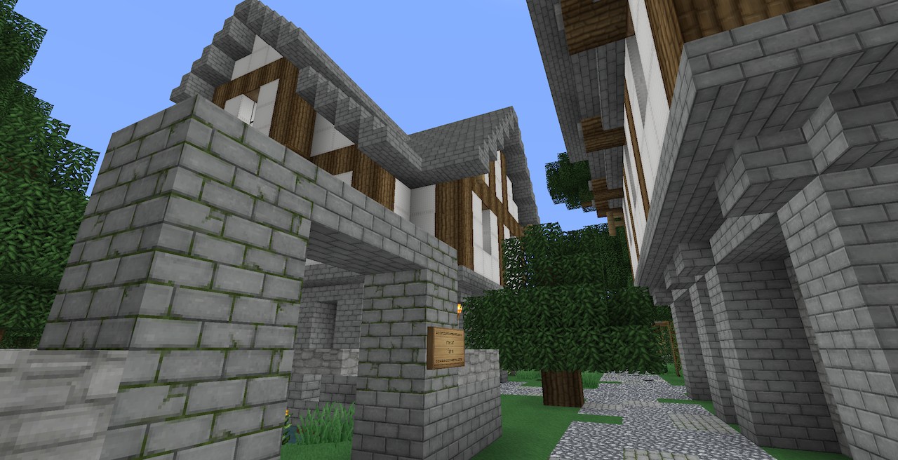 Small midieval village Minecraft Map