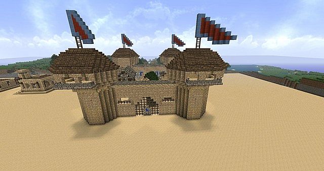 DR's Desert Buildings and Theme Pack Minecraft Map