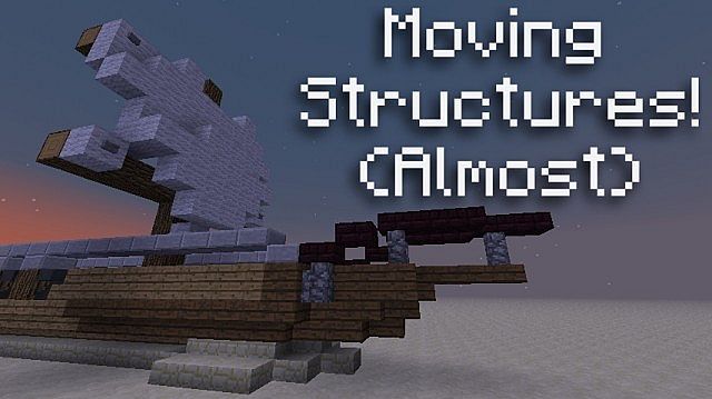 [13w02b] Moving Structures Minecraft Map