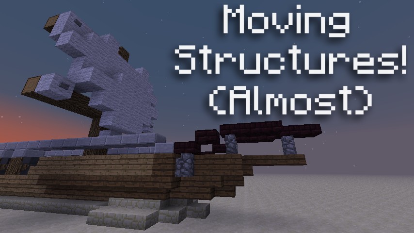 [13w02b] Moving Structures Minecraft Map