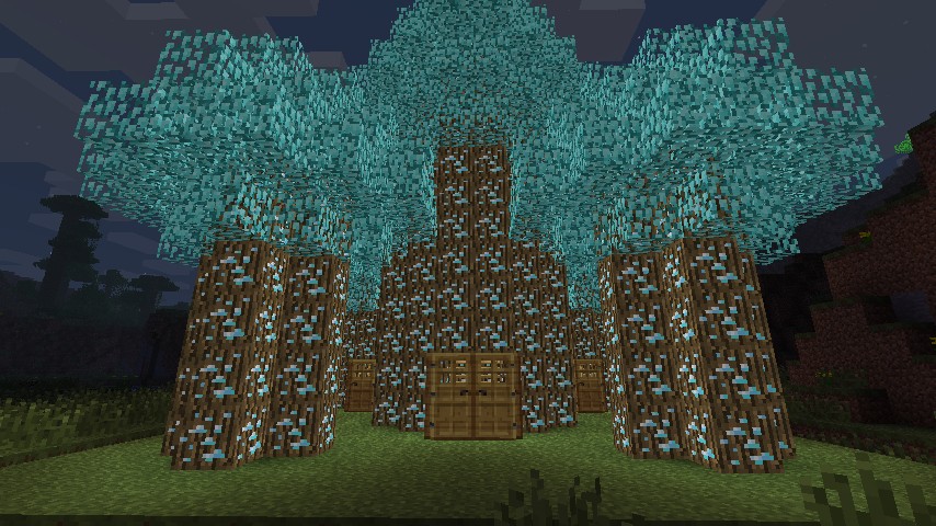 Elven Tree Ore Palace Minecraft Map