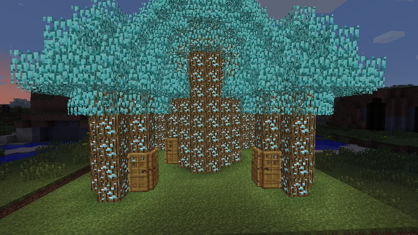 Elven Tree Ore Palace Minecraft Map