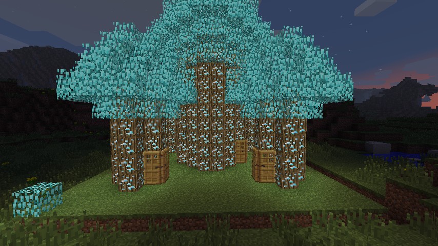 Elven Tree Ore Palace Minecraft Map